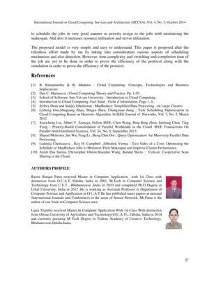 Scheduling in cloud computing | PDF