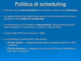 Scheduling In Linux | PPT