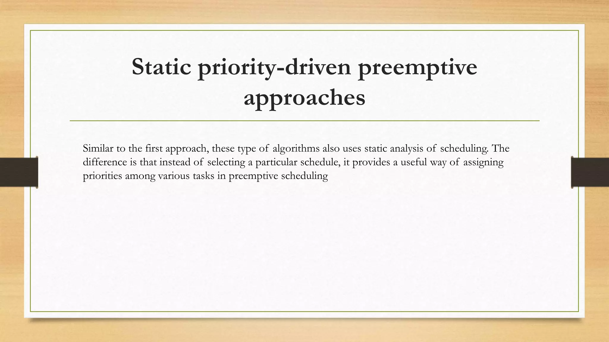 Scheduling In Rtospptx Operating Systems Computer Software And Applications