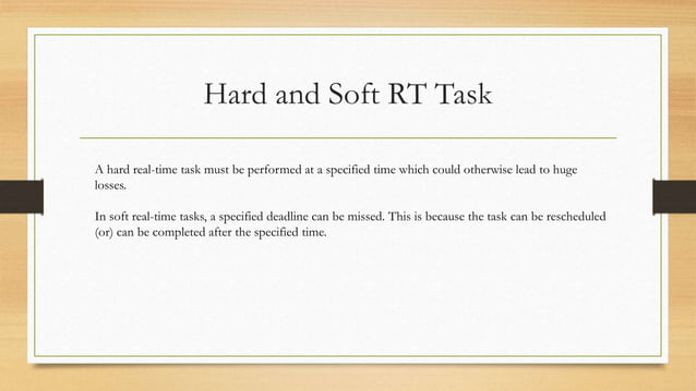 Scheduling In RTOS.pptx | Operating Systems | Computer Software and ...