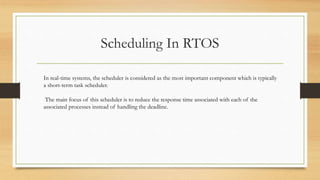 Scheduling In RTOS.pptx | Operating Systems | Computer Software and Applications