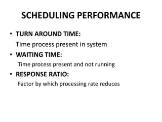 OPERATING SYSTEM-"Scheduling policies" | PPTX