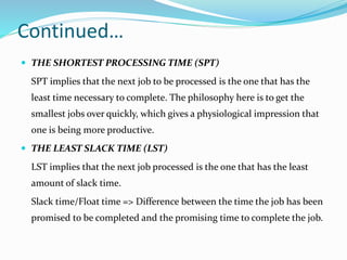 SCHEDULING RULES DONE.pptx | Business and Finance