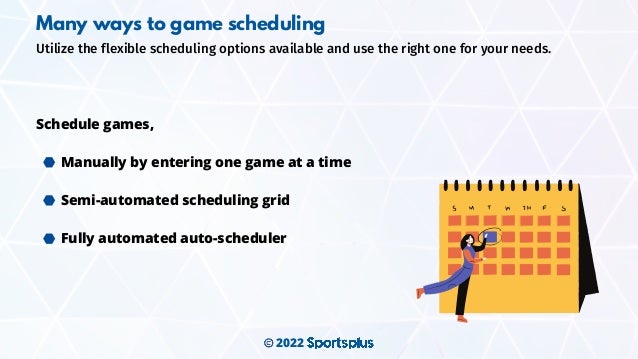 Tournament Scheduler | PPT