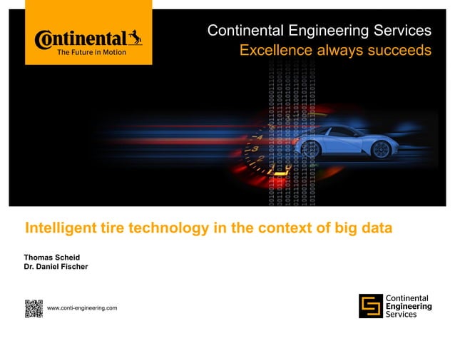Continental presents: Intelligent Tire Technology in the context of big ...