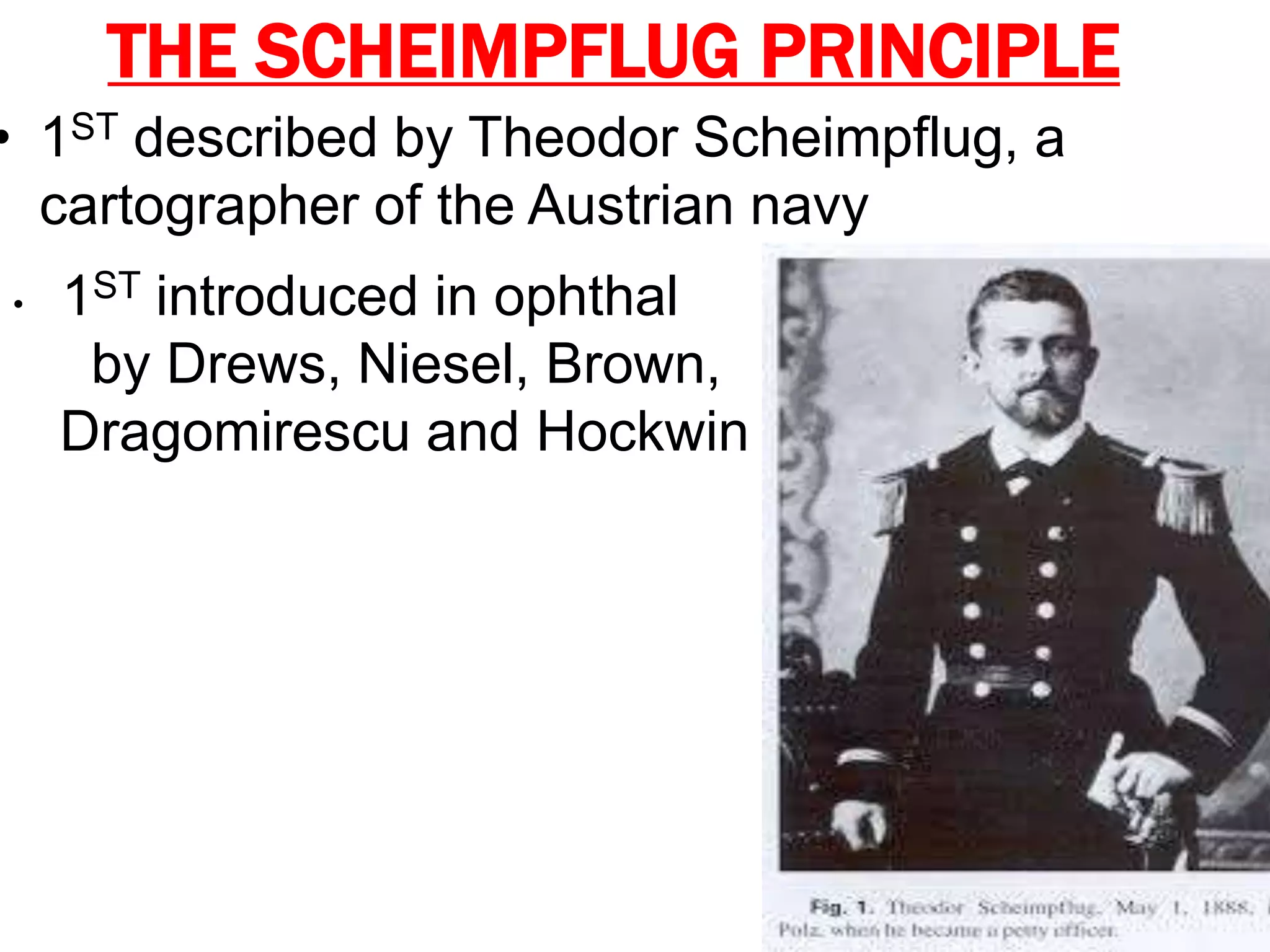 Scheimpflug imaging in ophthalmology | PPTX