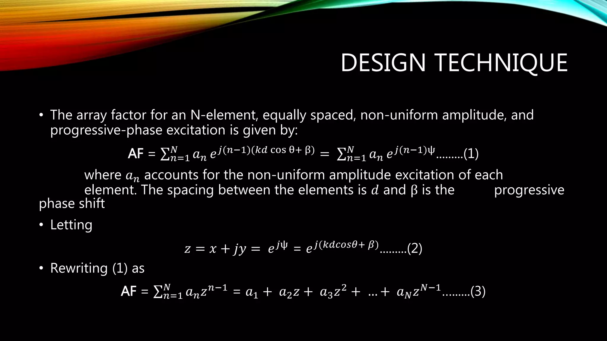 Schelkunoff Polynomial Method for Antenna Synthesis | PPTX