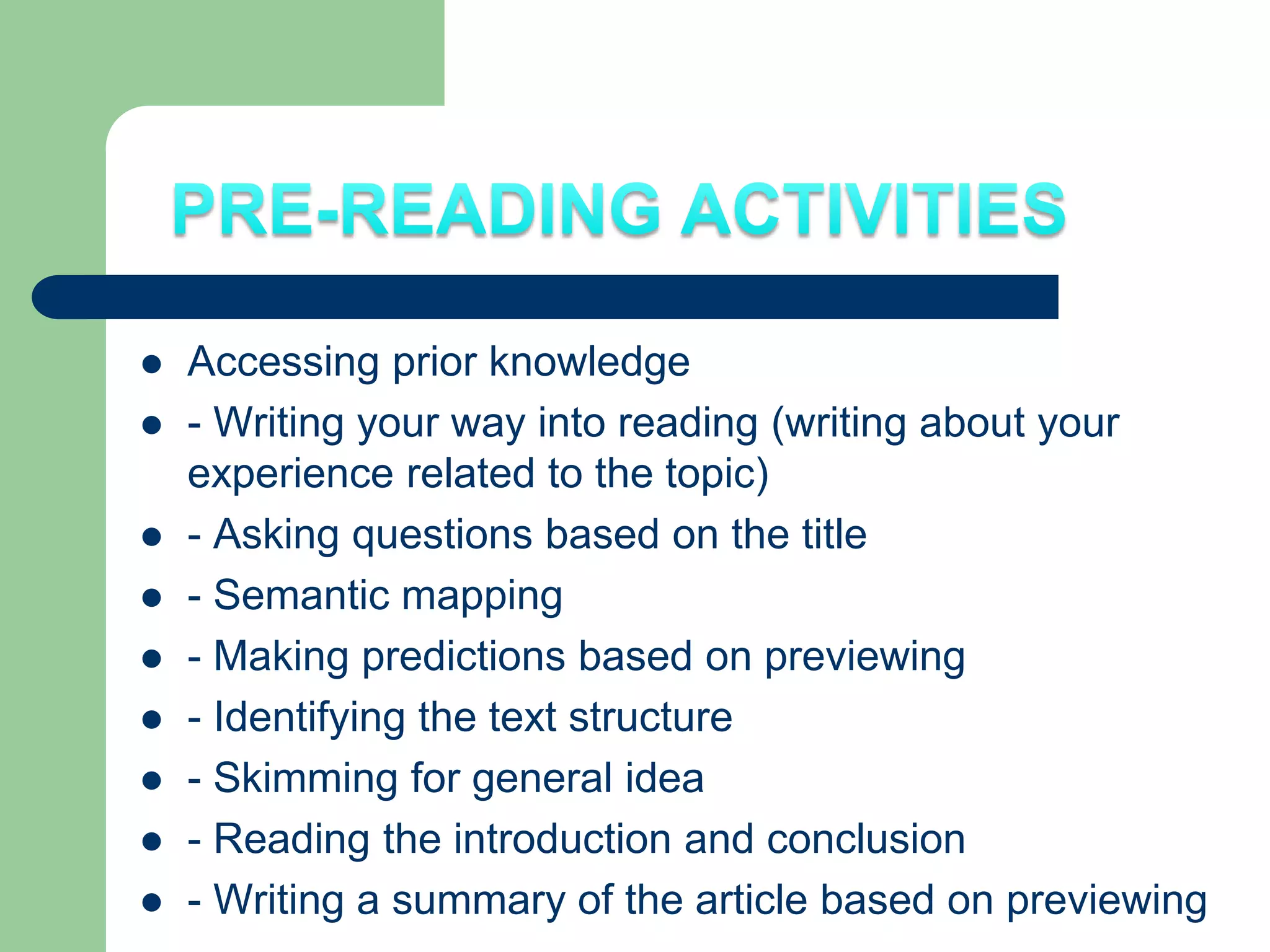 Schema Reading Theory | PPTX