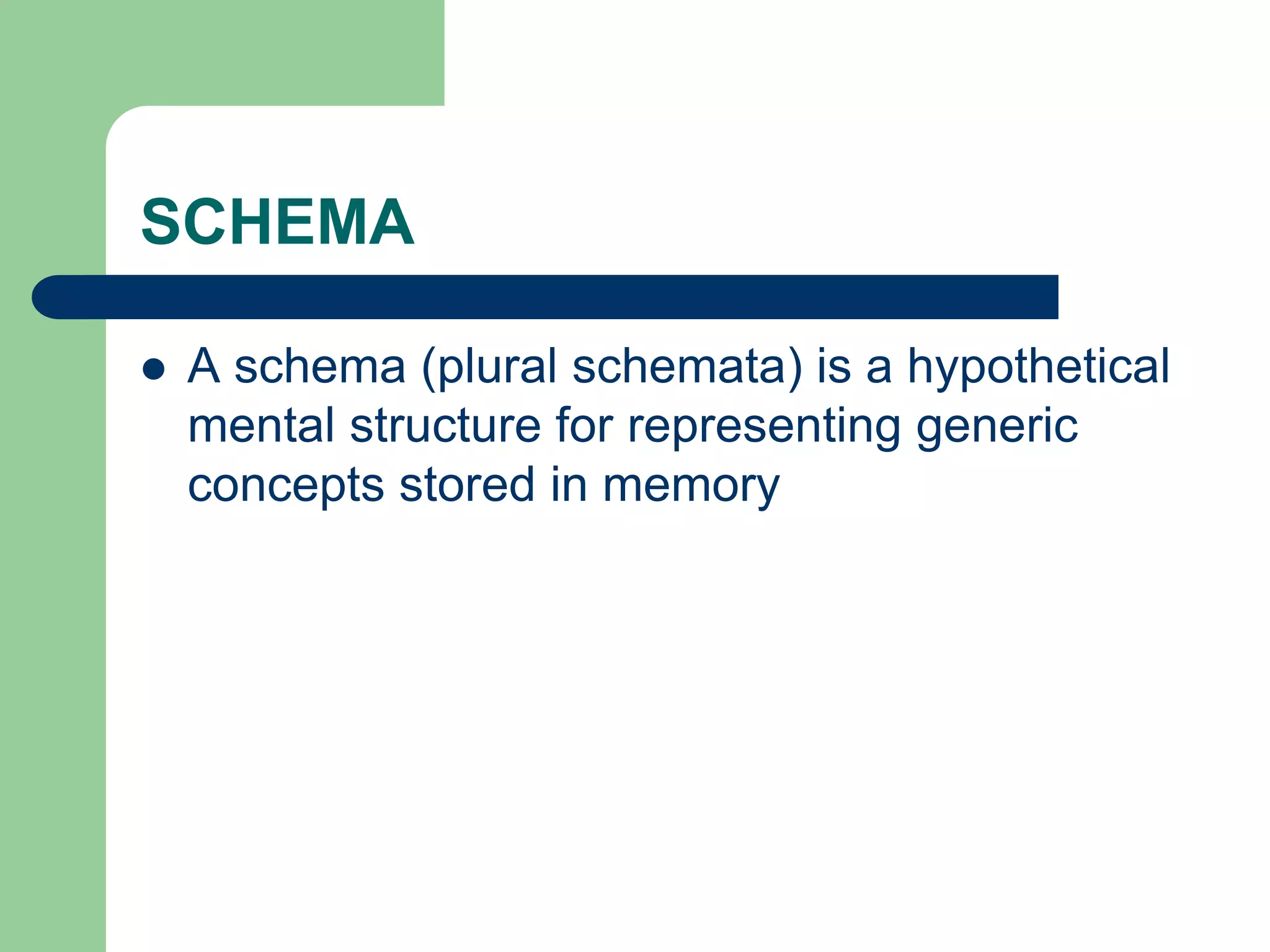 Schema Reading Theory | PPTX