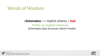 Schema less table & dynamic schema | PPT