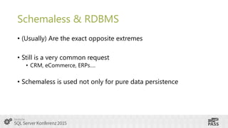 Schema less table & dynamic schema | PPT