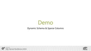 Schema less table & dynamic schema | PPT