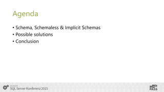 Schema less table & dynamic schema | PPT