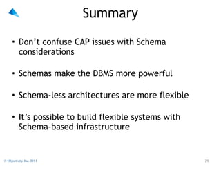 NoSQL Simplified: Schema vs. Schema-less | PPT