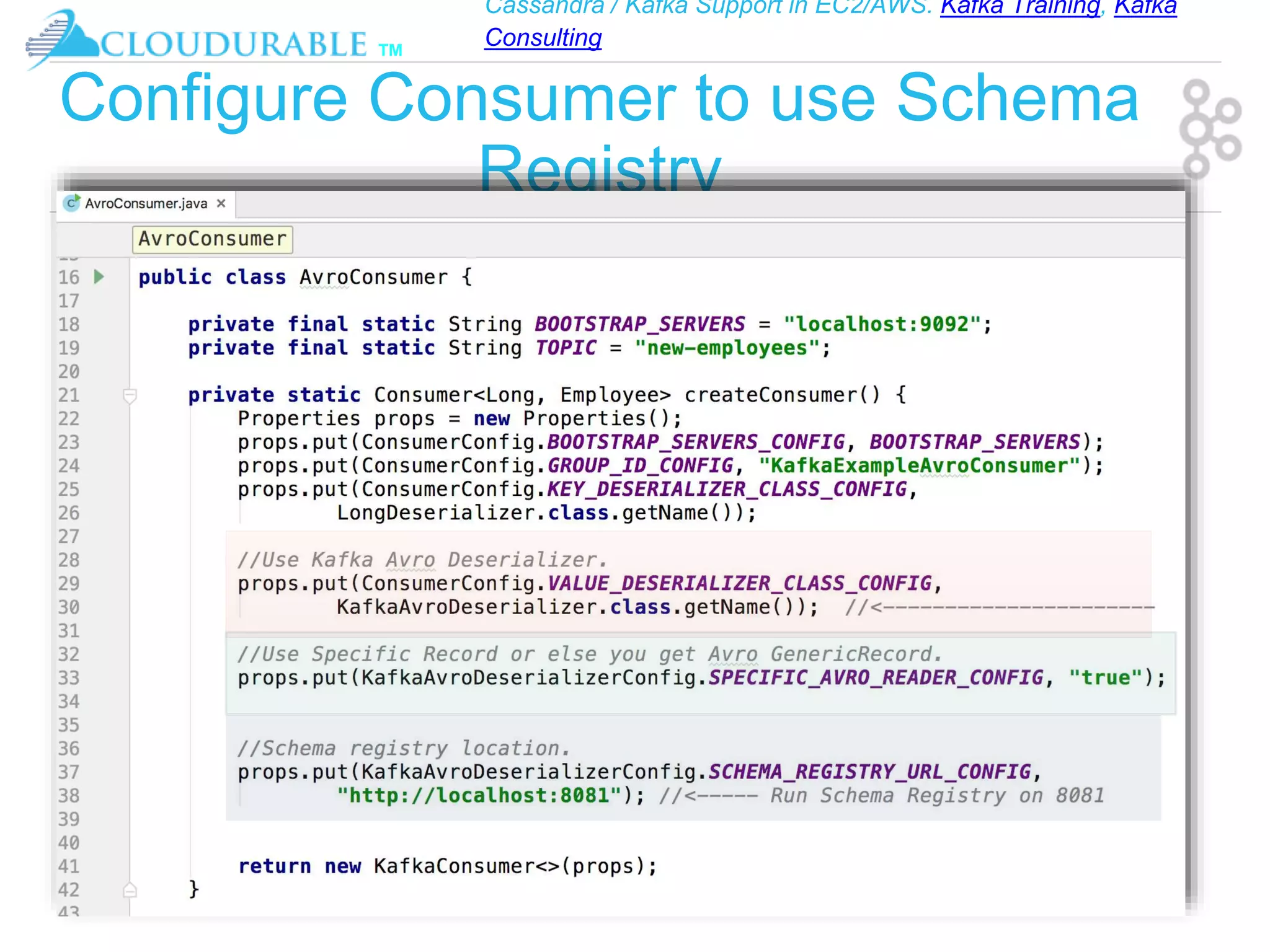 Kafka and Avro with Confluent Schema Registry | PPTX