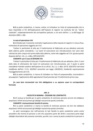 Lo schema del Contratto Rent to buy | PDF