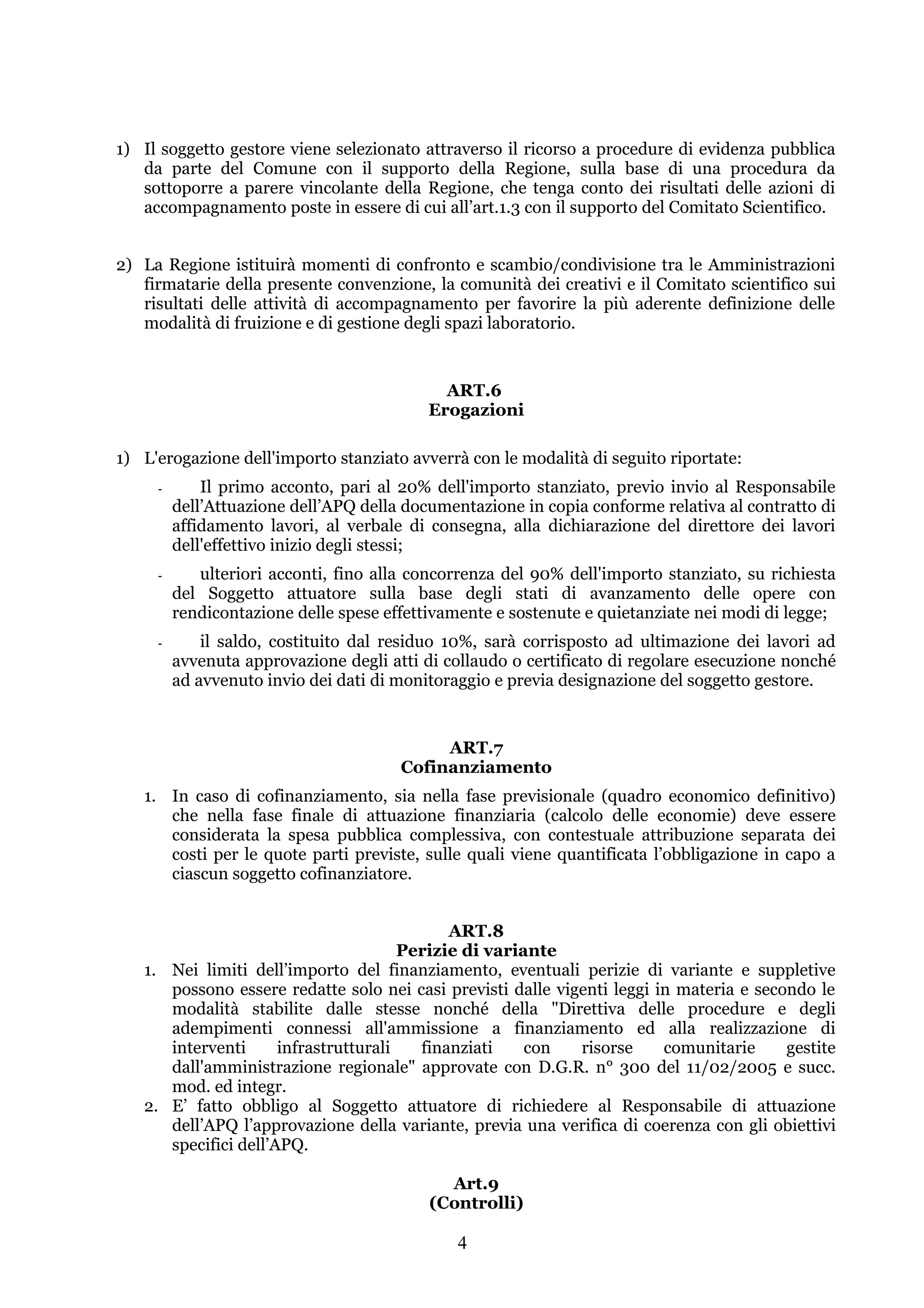 Schema convenzione | DOC