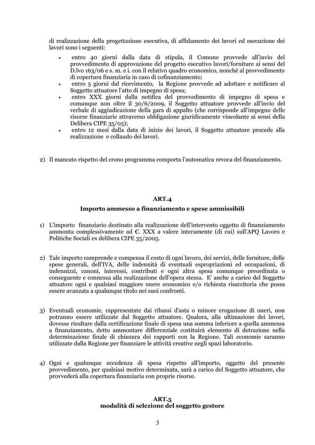 Schema convenzione | PDF