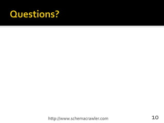 SchemaCrawler | PPTX