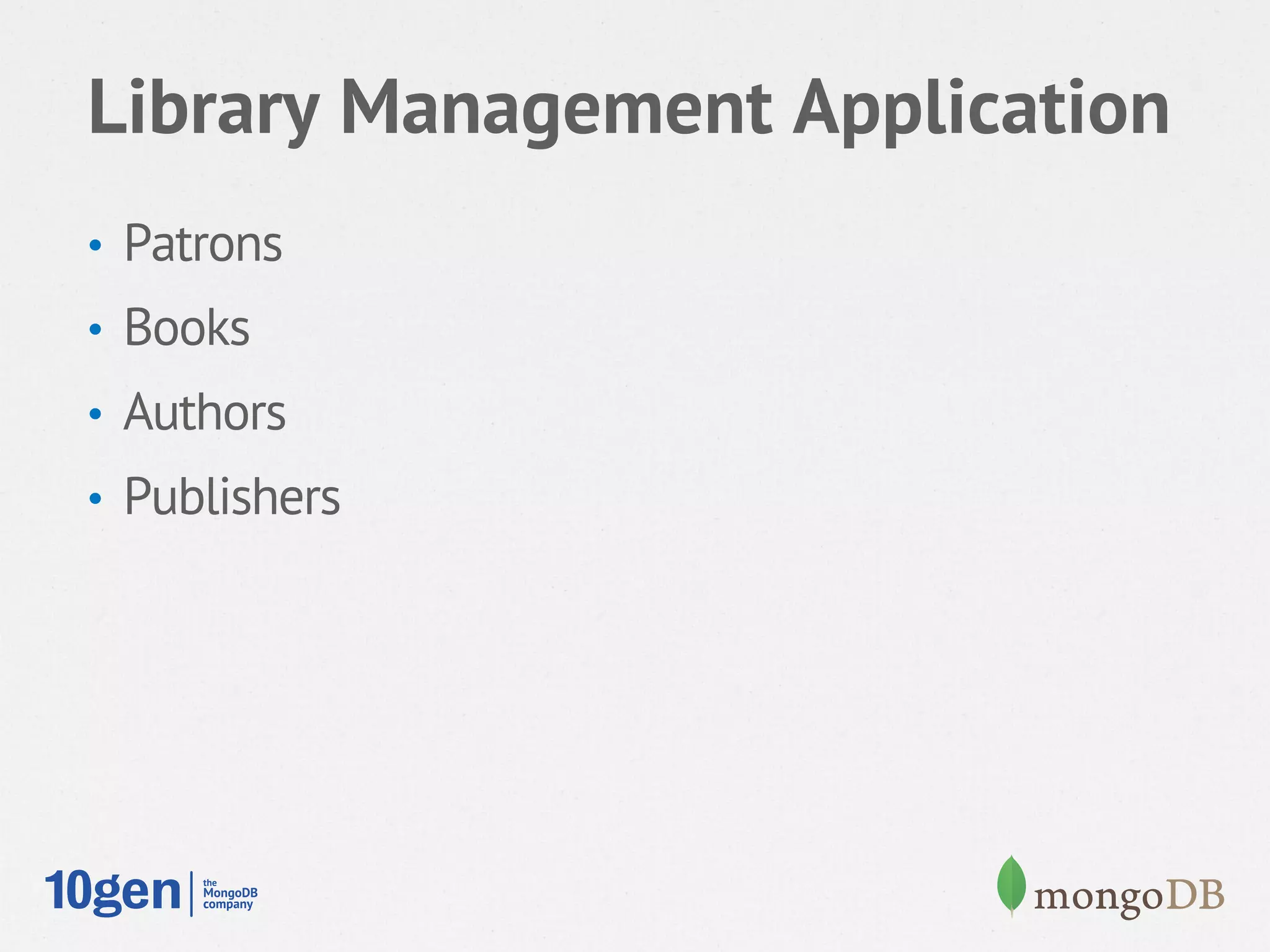 MongoDB Schema Design | PPT