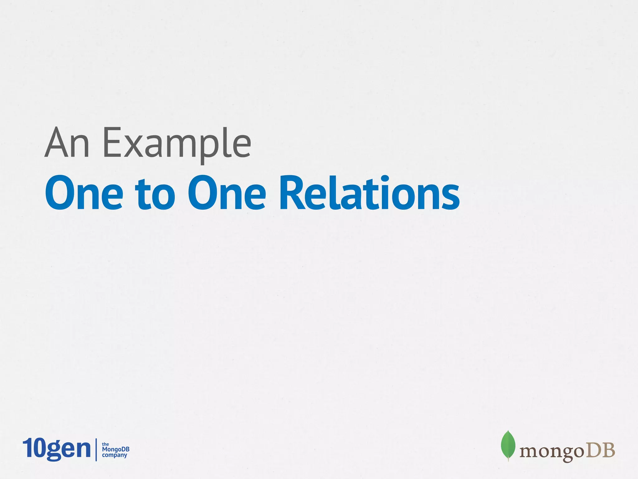 MongoDB Schema Design | PPT