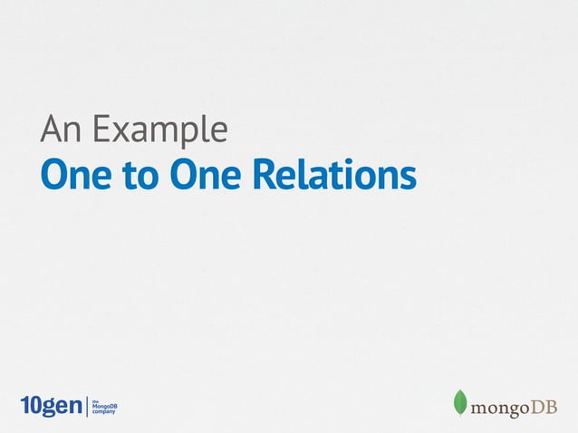 MongoDB Schema Design | PPT