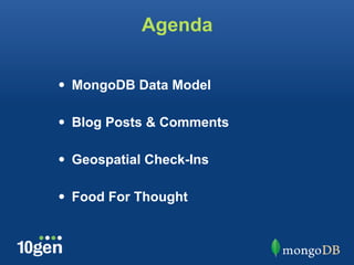 Schema Design by Example ~ MongoSF 2012 | PPT