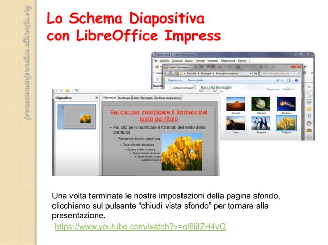 Lo Schema Diapositiva con LibreOffice Impress | PPTX | Desktop Publishing | Computer Software ...