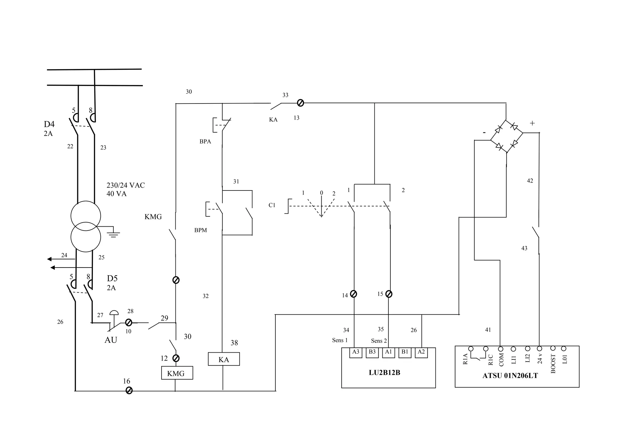 Schema Electrique De Commande Didatec | PDF