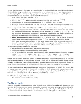Fixed income: Swaption, Futures, IRS, rate model | PDF