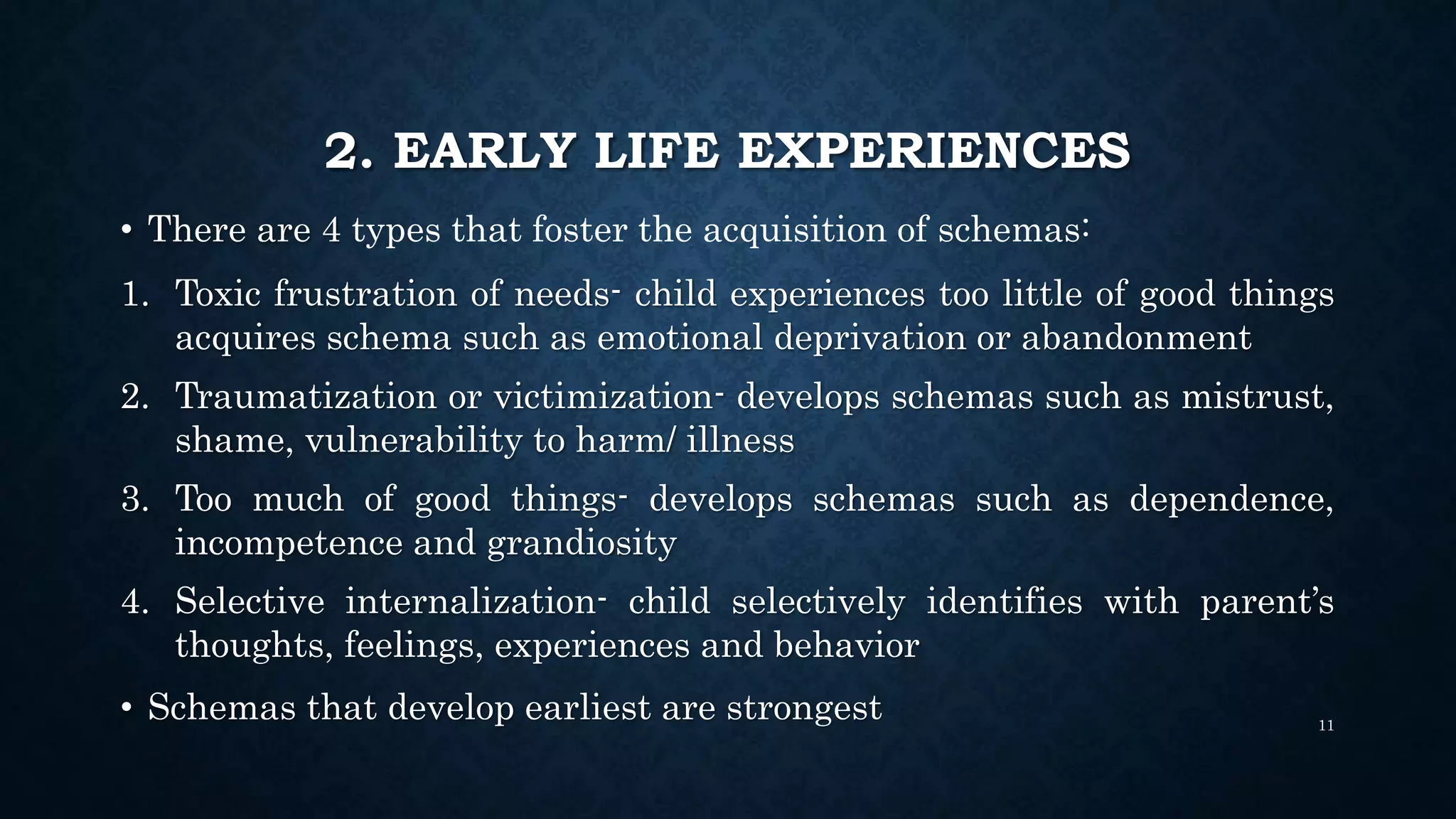 Schema focused therapy | PPTX