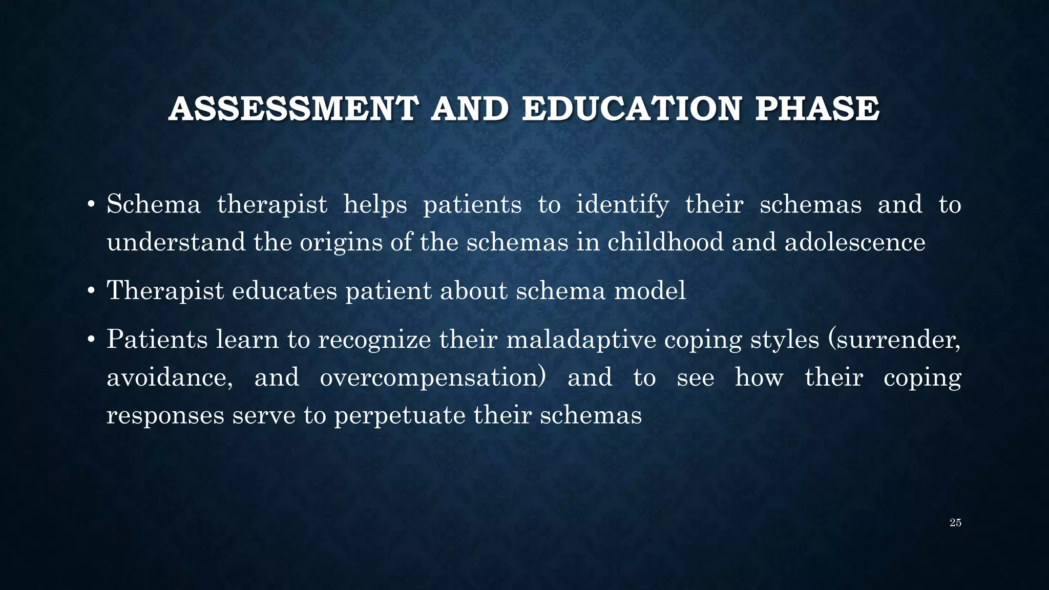 Schema focused therapy | PPTX