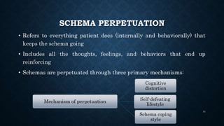 Schema focused therapy | PPTX