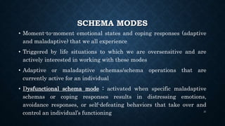 Schema focused therapy | PPTX
