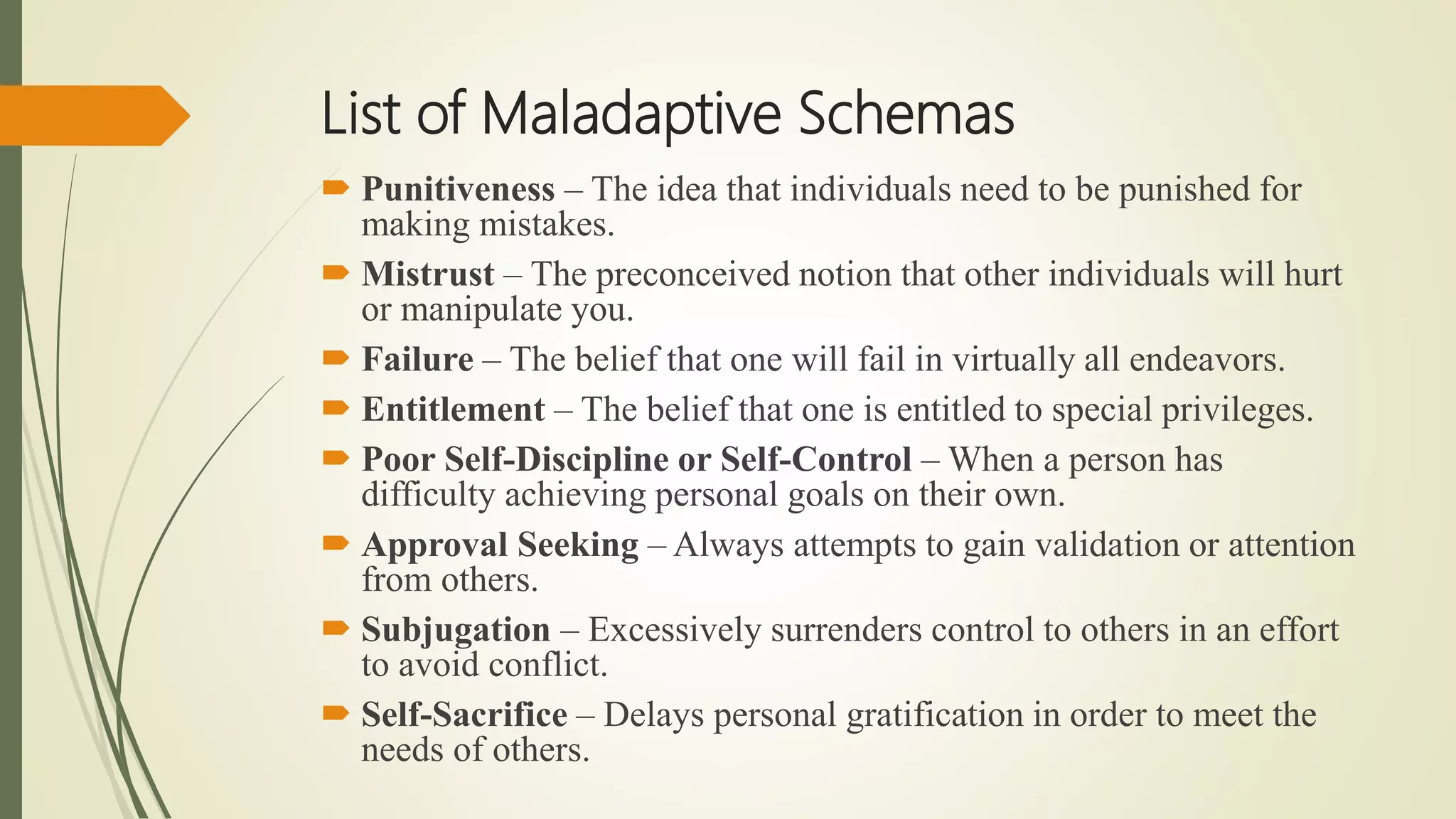 Schema focus therapy | PPTX