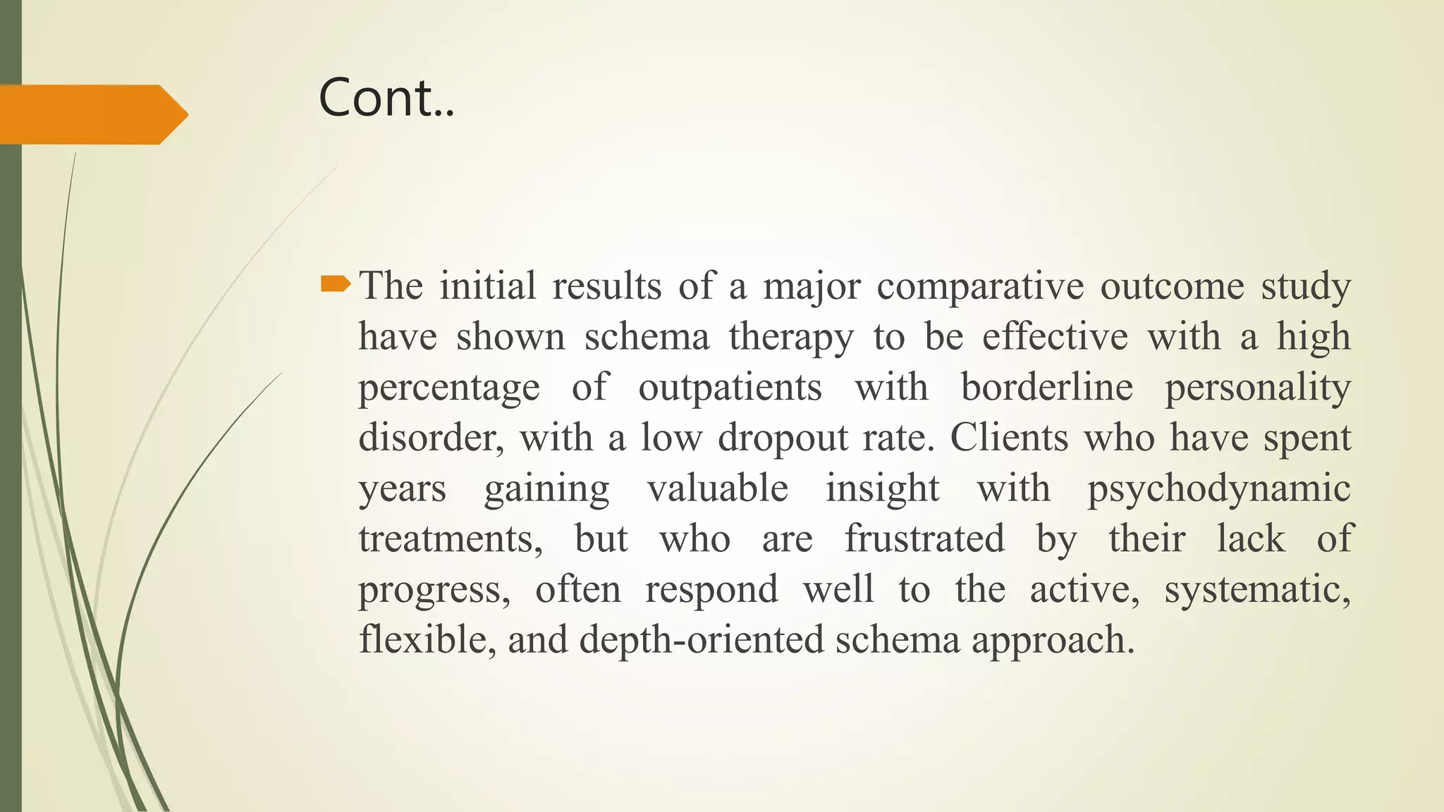 Schema focus therapy | PPTX