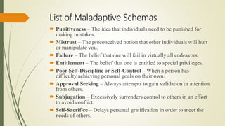 Schema focus therapy | PPTX