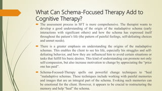 Schema focus therapy | PPTX