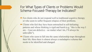 Schema focus therapy | PPTX