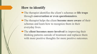 Schema focus therapy | PPTX
