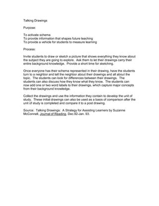 Schema handout by deb smith | DOCX | Educational Assessment | Education