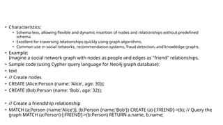schemaless & graph in big data analytics | PPTX