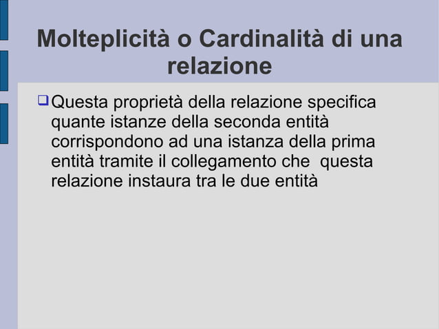 Schema Logico Database | PPT