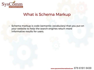 Schema Markup | PPTX