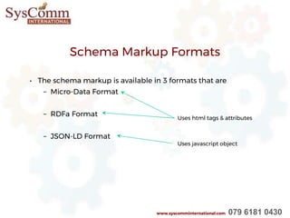 Schema Markup | PPTX | Web Design and HTML | Internet