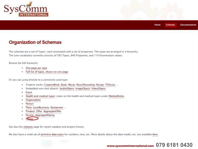 Schema Markup | PPTX | Web Design and HTML | Internet
