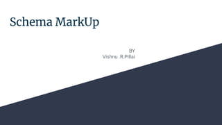 Schema mark up presentation ..... | PPT