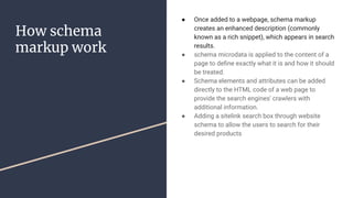 Schema mark up presentation ..... | PPT