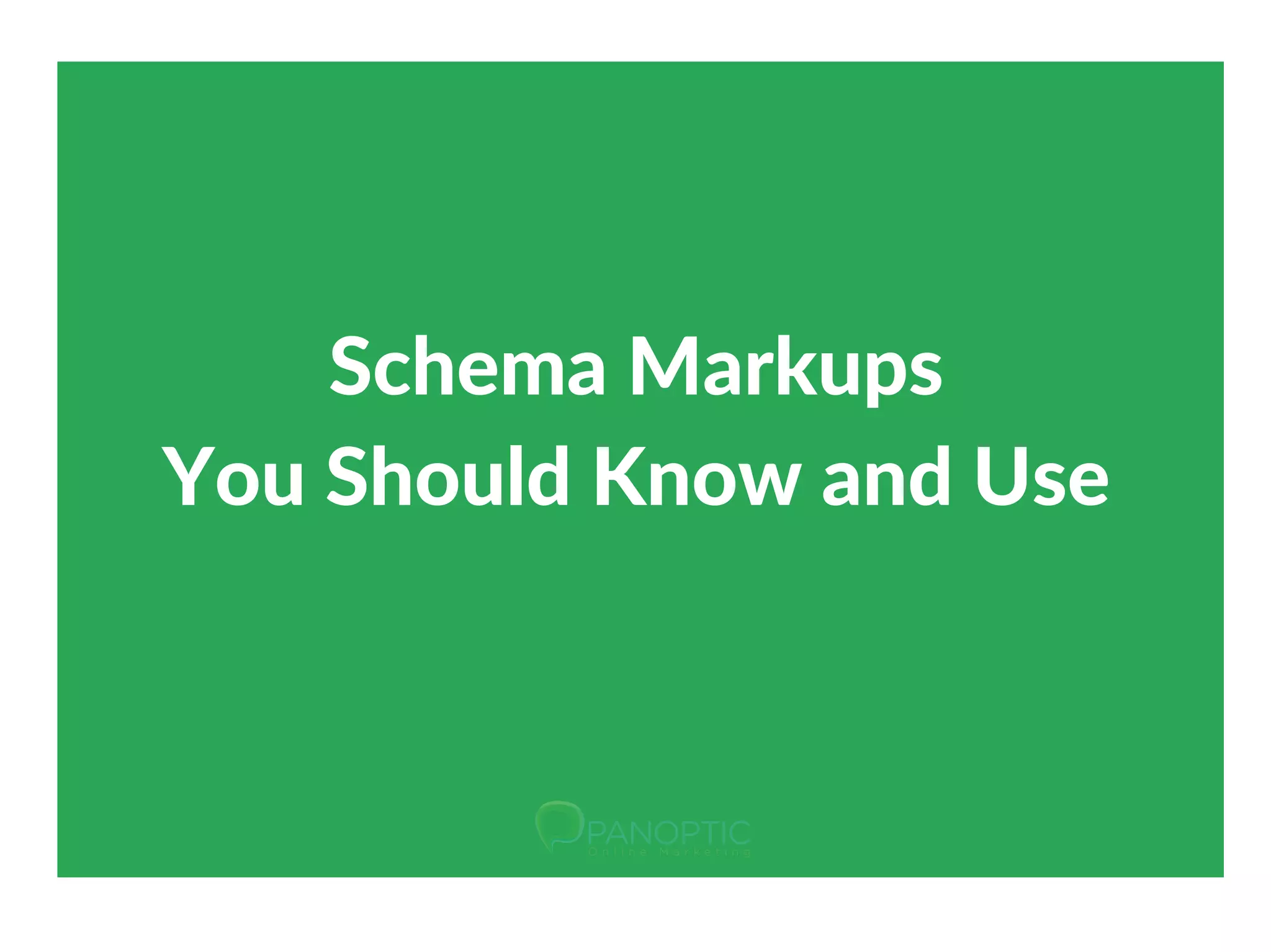 Sample Schema Markups For Your Website Ppt