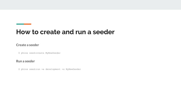 Schema Migration Db Migration With Phinx Ppt 1263